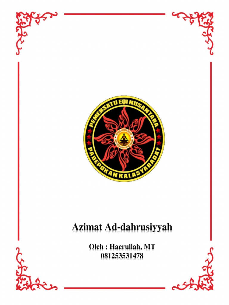 Azimat Ad Dahrusiyyah | PDF