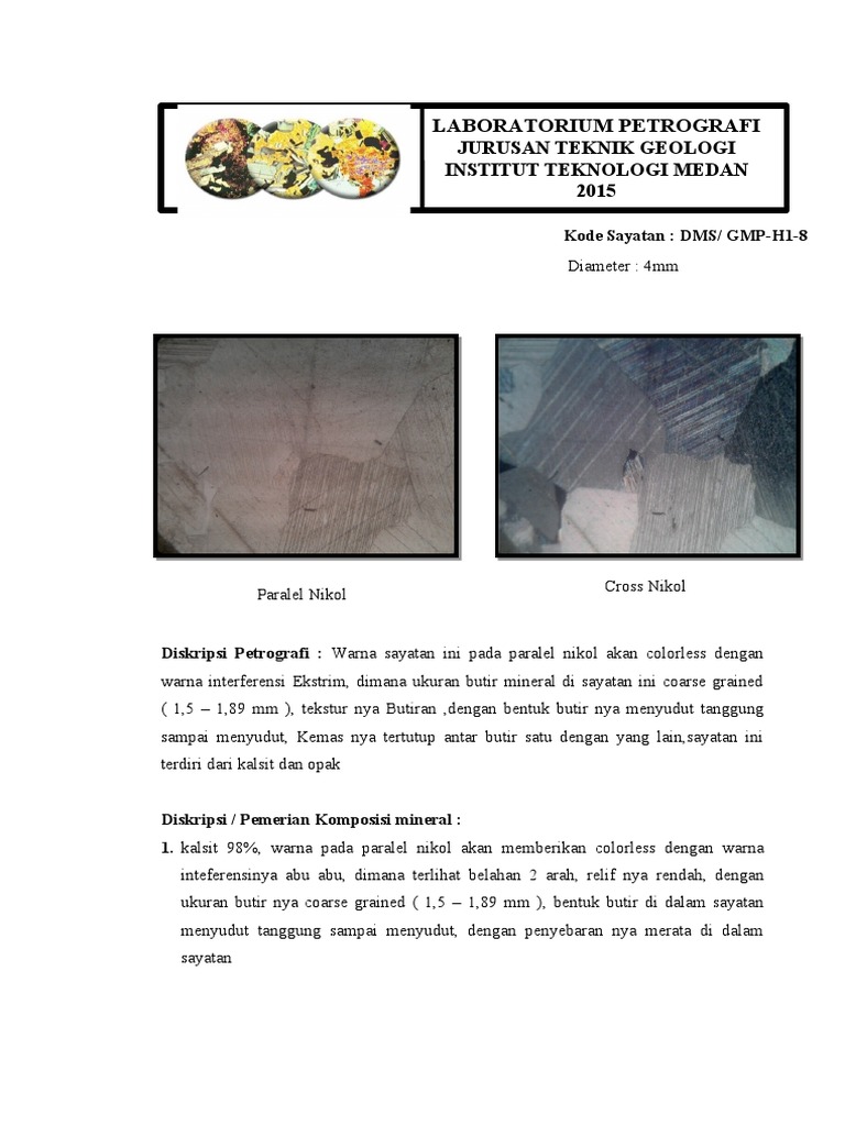 Ukuran Butir Batugamping Kristalin | PDF
