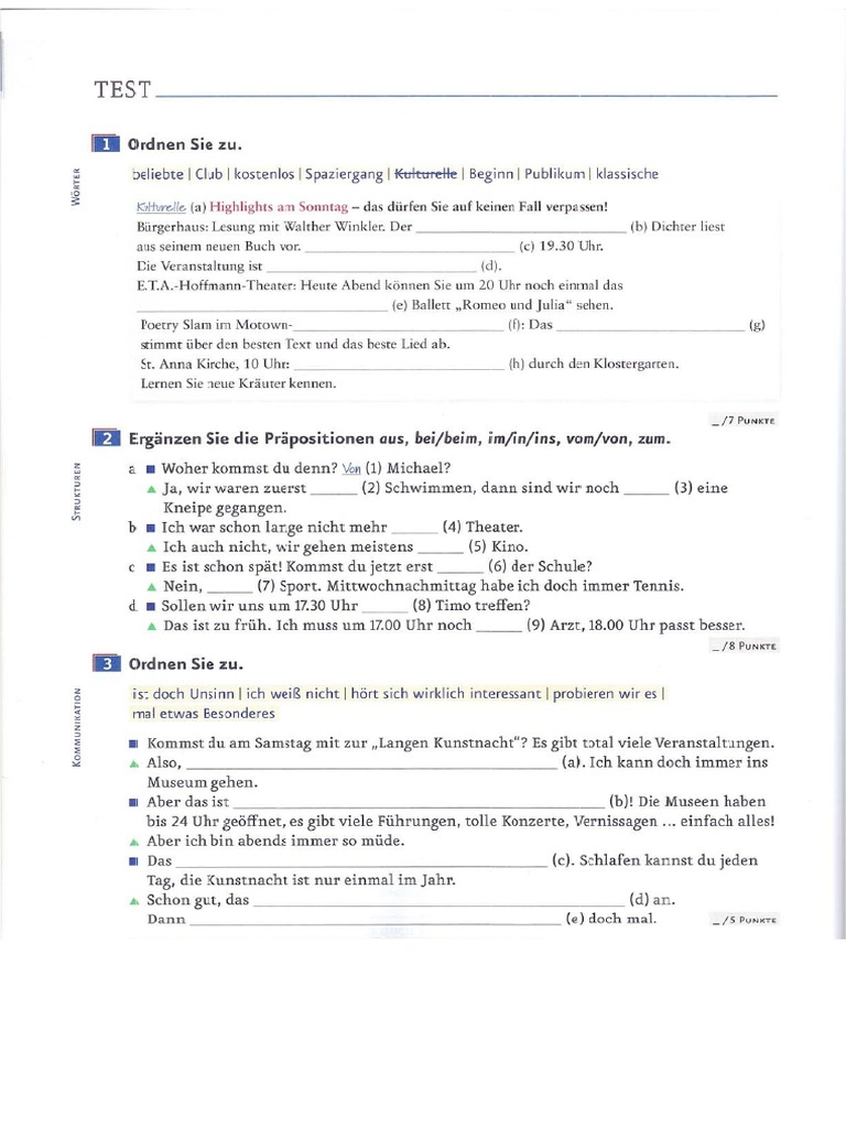 Test A2 19 21 | PDF