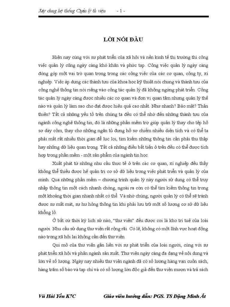 (123doc) Xay Dung He Thong Quan Ly Thu Vien | PDF
