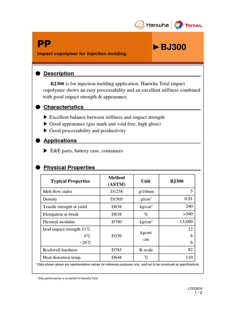 Leaflet BJ300 en | PDF | Specification (Technical Standard) | Density