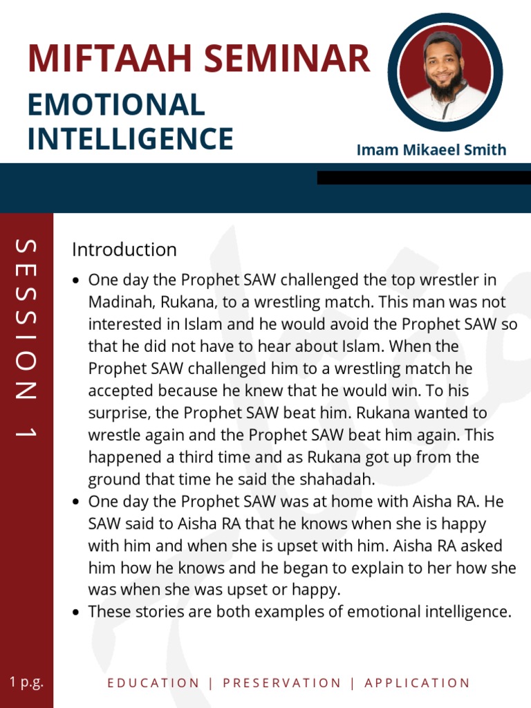 Emotional Intelligence | Download Free PDF | Empathy | Muhammad