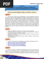 Yunit Iii - Filipino Sa Agham, Teknolohiya, Inhenyeriya | PDF
