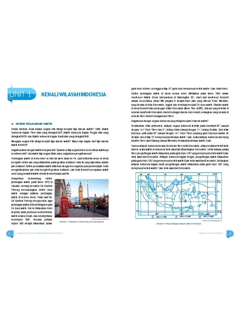 Modul 1 Unit 1 Geo Kelas 11 | PDF