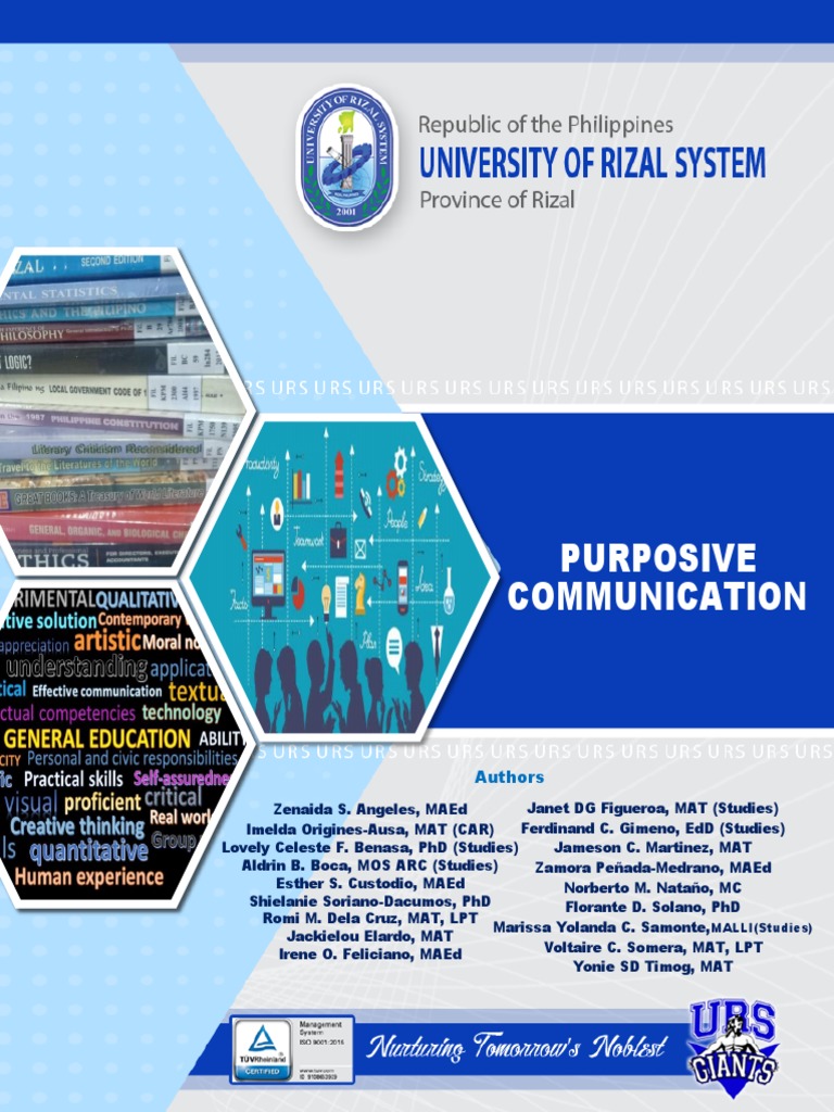 English 1 Purposive Communication | PDF | Communication | Nonverbal ...