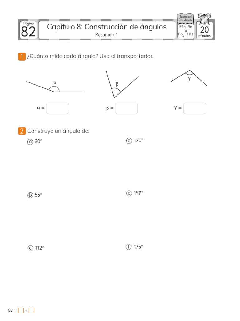 Construcción de Ángulos | PDF