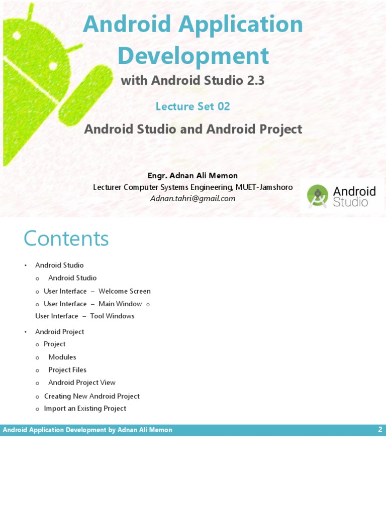 Lec Set 02 | Download Free PDF | Android (Operating System) | Window (Computing)