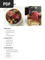 Recette Blond Chocolate Orelys, Fraise Tonka Dragées by Derek Poirier ...