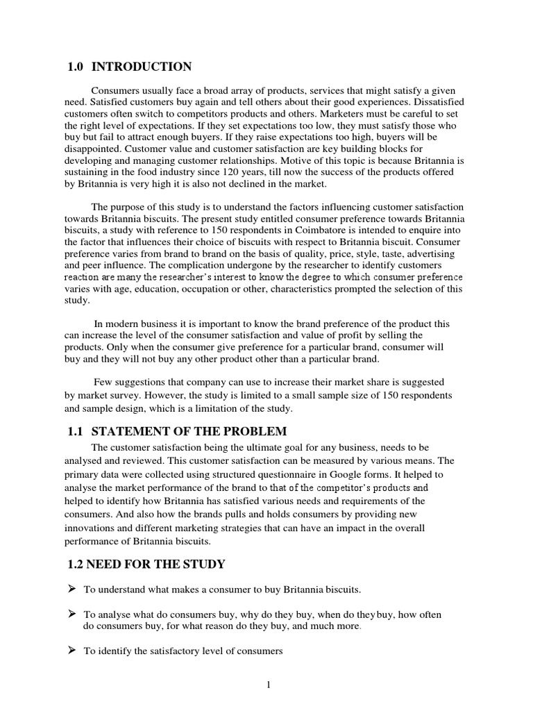 Project Final | PDF | Survey Methodology | Customer Satisfaction