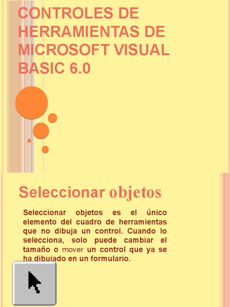 Controles en Microsoft Visual Basic 6.0 | PDF | Ventana (informática ...