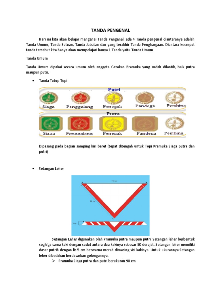 Tanda Pengenal | PDF