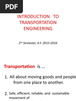 Module1 Highway & Railroad Engineering 20200819 PDF | PDF | Road ...