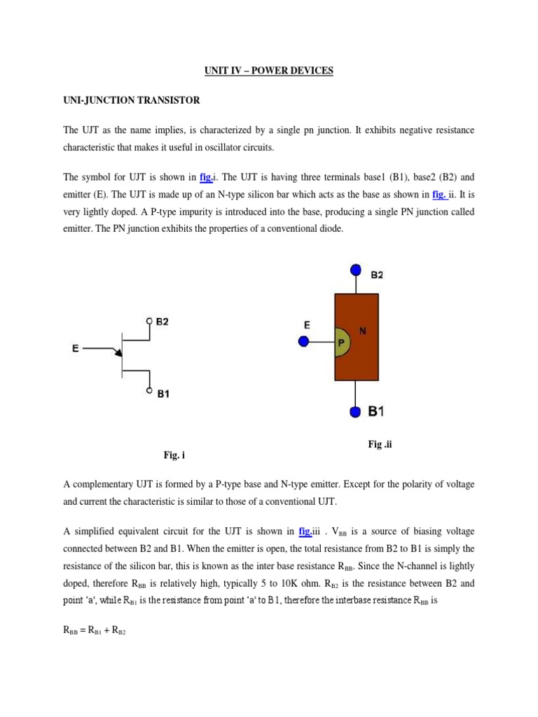 Power Eletronics-UJT | PDF | Diode | Rectifier