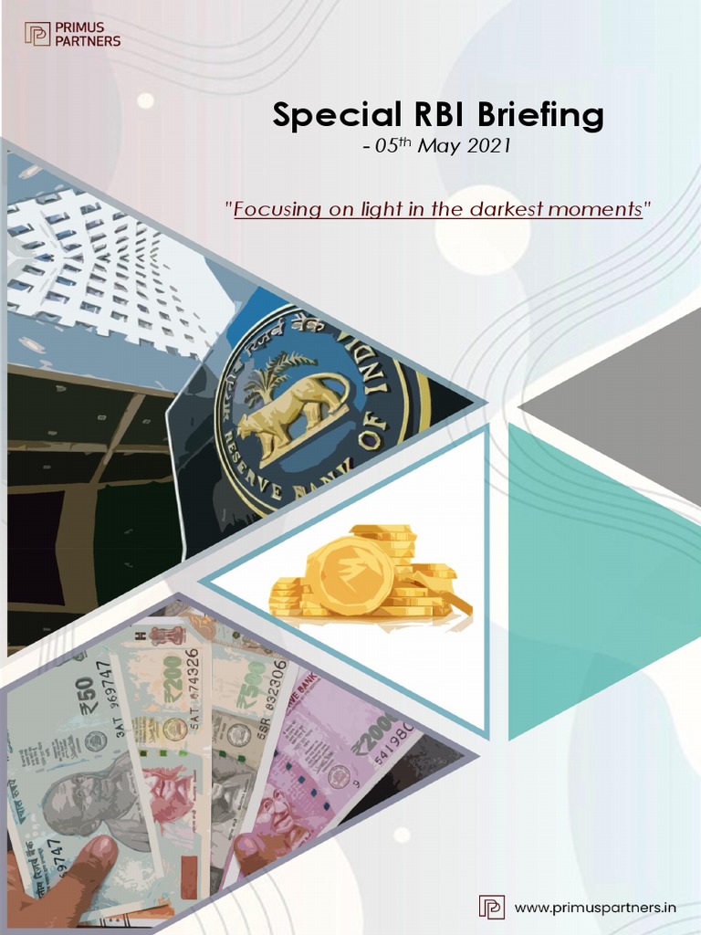 Special RBI Briefing: "Focusing On Light in The Darkest Moments" | PDF ...