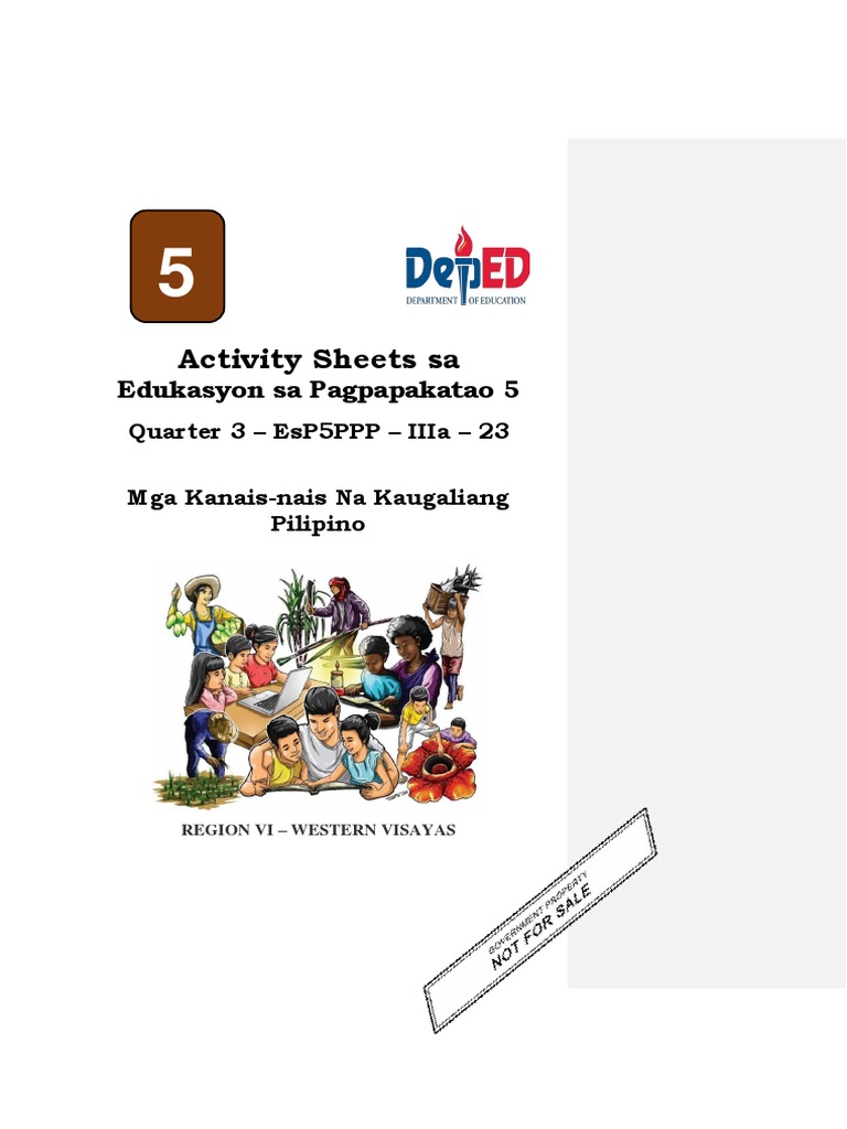 Esp5 Las q3 Week 1 Feb 22 | PDF