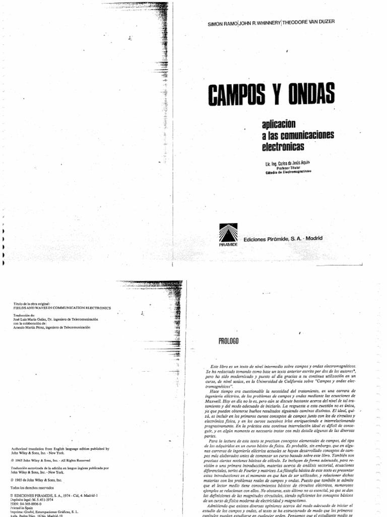 Campos y Ondas - Simon Ramo | PDF