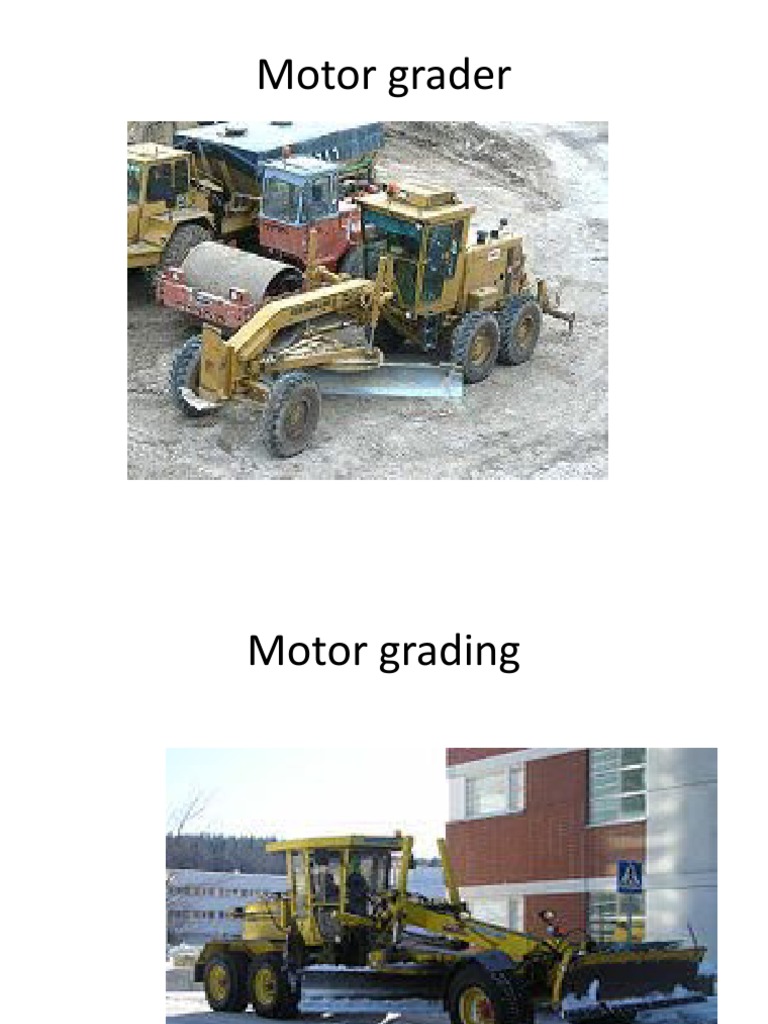 Grader | PDF | Tractor | Motor Vehicle
