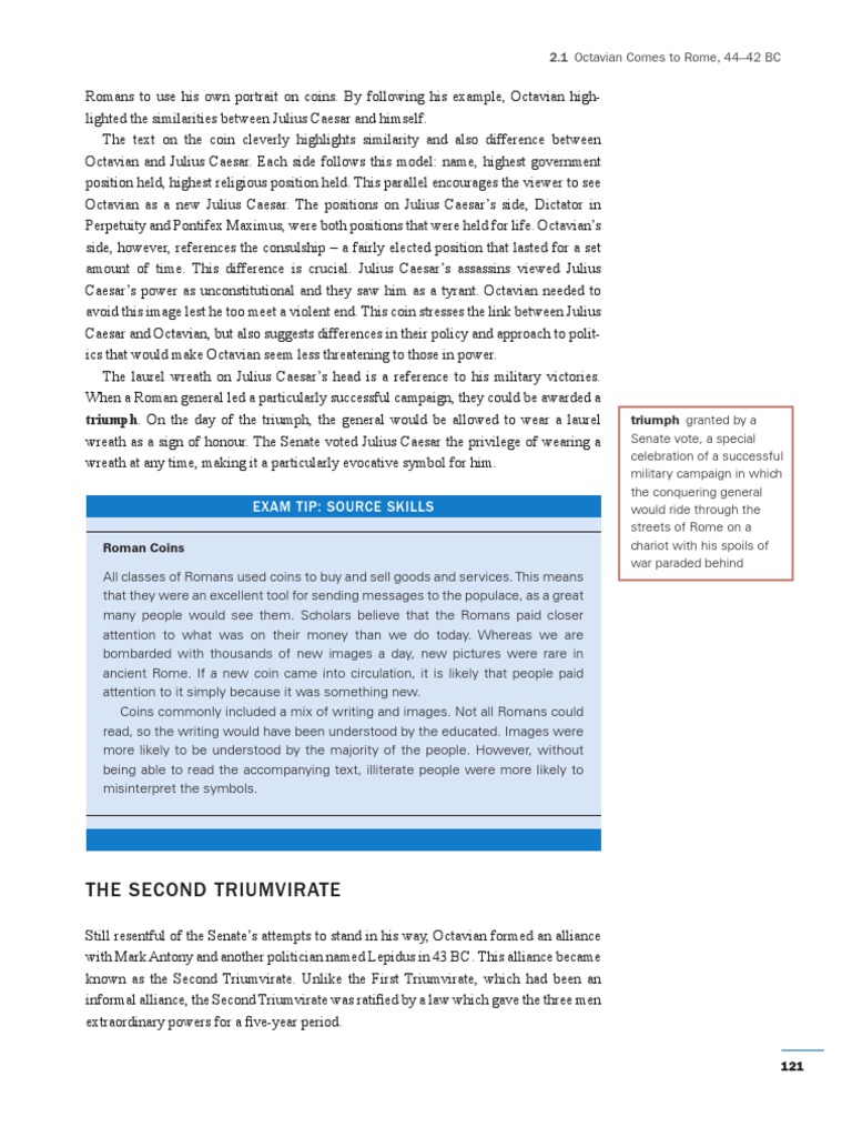 The Second Triumvirate: Exam Tip: Source Skills | Download Free PDF ...