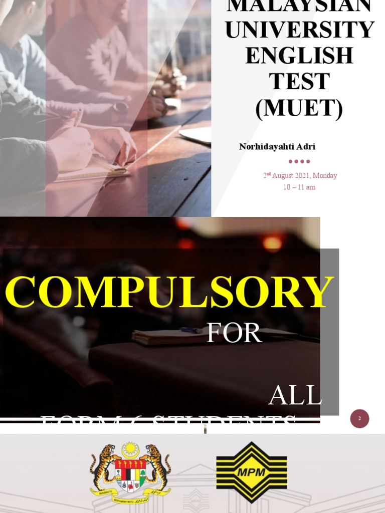 MUET CEFR 2022 Briefing | PDF | Multiple Choice | Cognitive Science