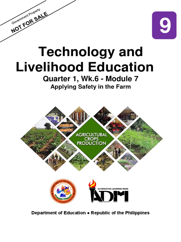 Technology and Livelihood Education: Quarter 1, Wk.6 - Module 7 | PDF ...