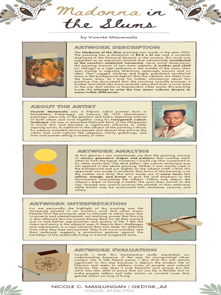 Visual Analysis | PDF | Paintings | Cubism