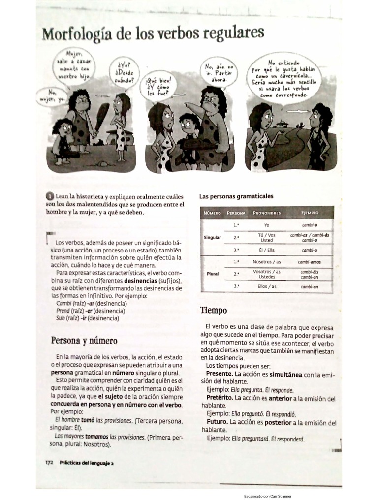 2° LENGUA - Actividad 14 - Verbos | PDF