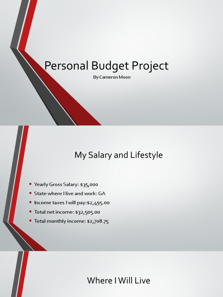 Personal Budget Project | PDF | Career & Growth