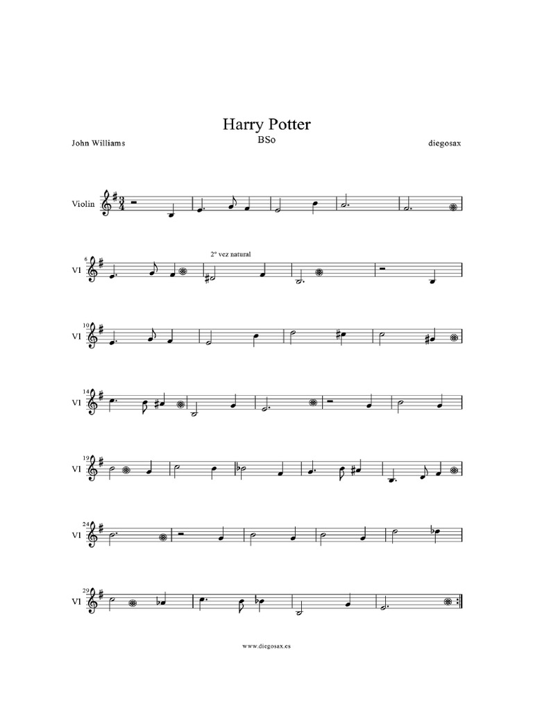 Harry Potter - Partitura | PDF
