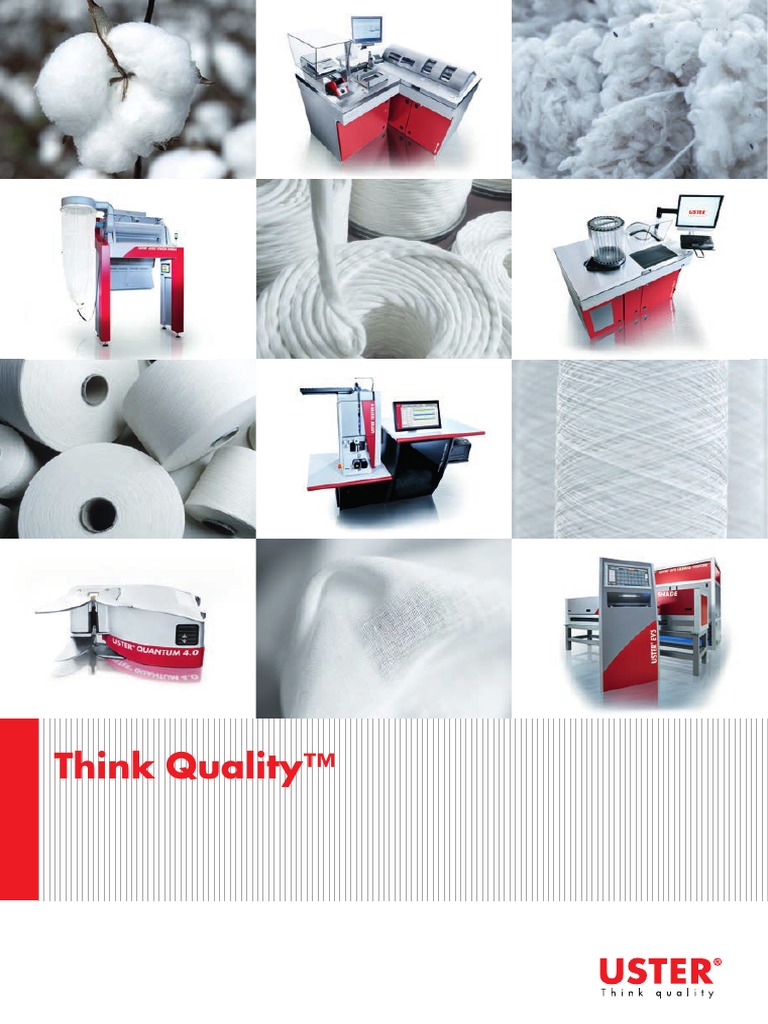 Uster | PDF | Yarn | Cotton