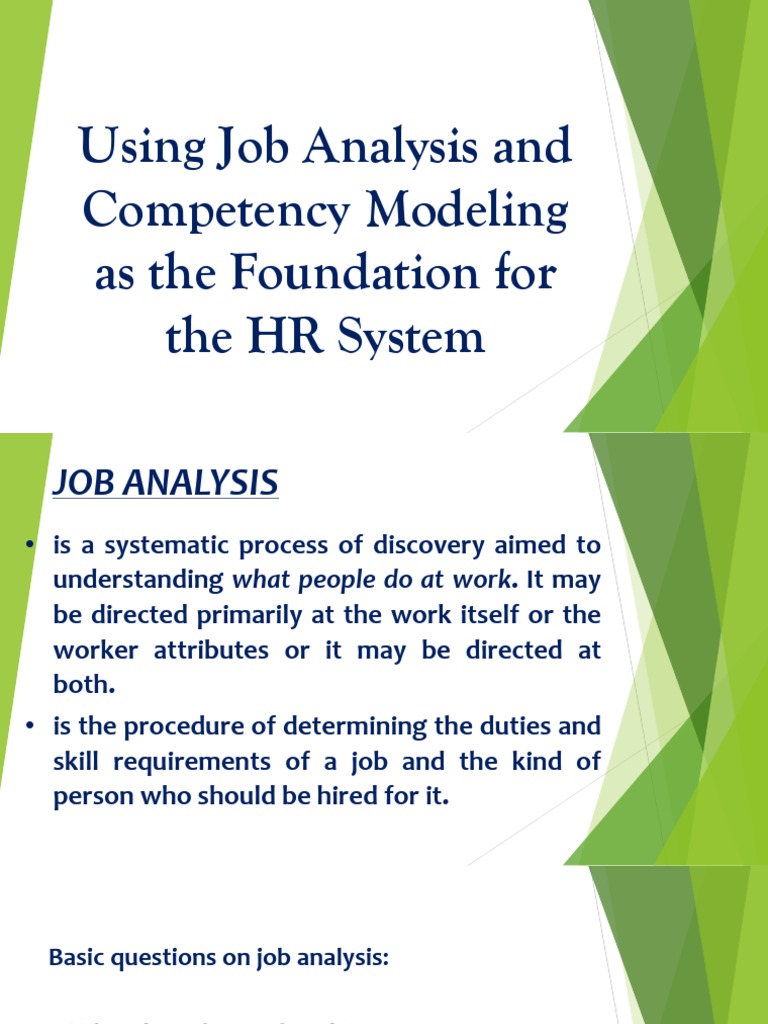 Job Analysis & Competency Modeling Guide | PDF | Employment | Recruitment
