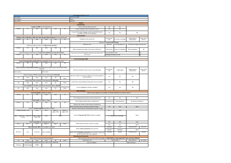 LMB Audit Template - Q2 21-22 | PDF | Office Equipment | Computing