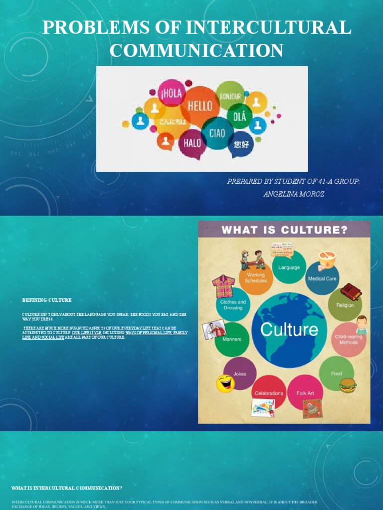 INDZ Problems of Intercultural Communication Angelina Moroz 41 A | PDF ...