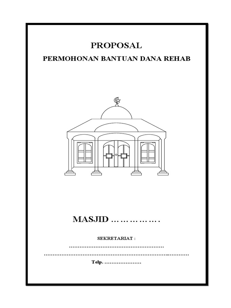 Dokumen - Tips Contoh Proposal Rehab Masjid | PDF