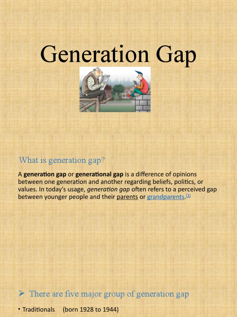 Understanding the Generation Gap | PDF