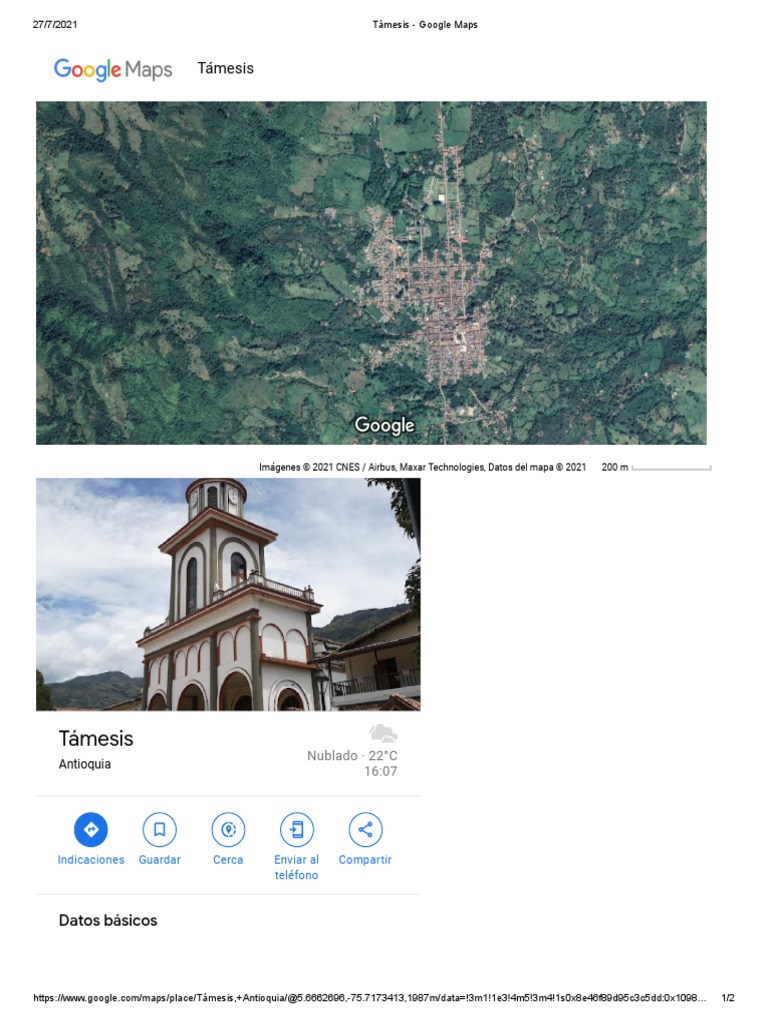 Támesis - Google Maps | PDF