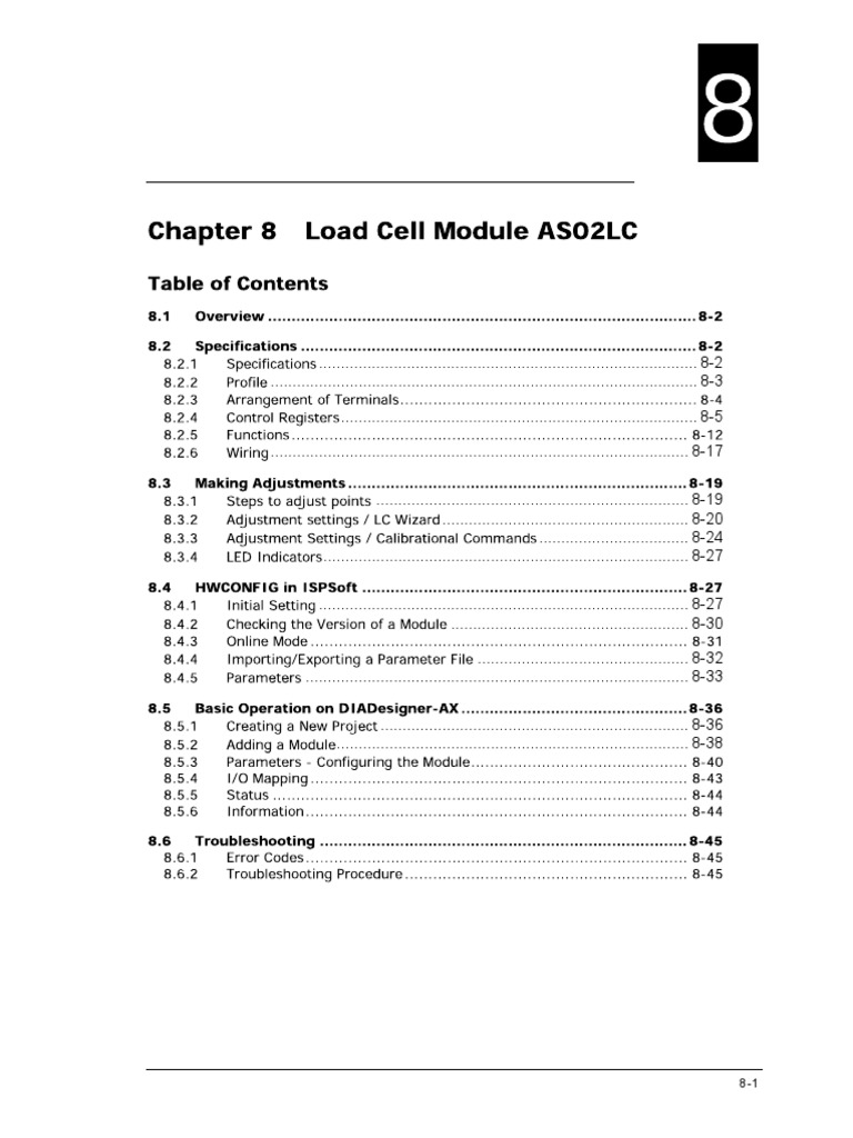 AS02LC Load Cell Module Manual | PDF | Weight | Programmable Logic ...