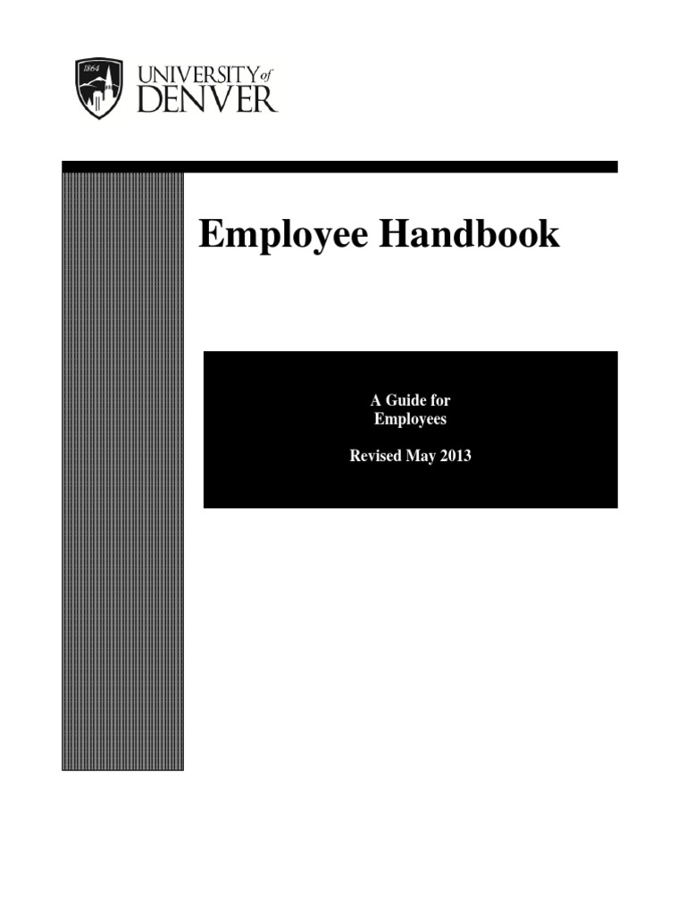 Employee Handbook May2013 | PDF | E Verify | Employment