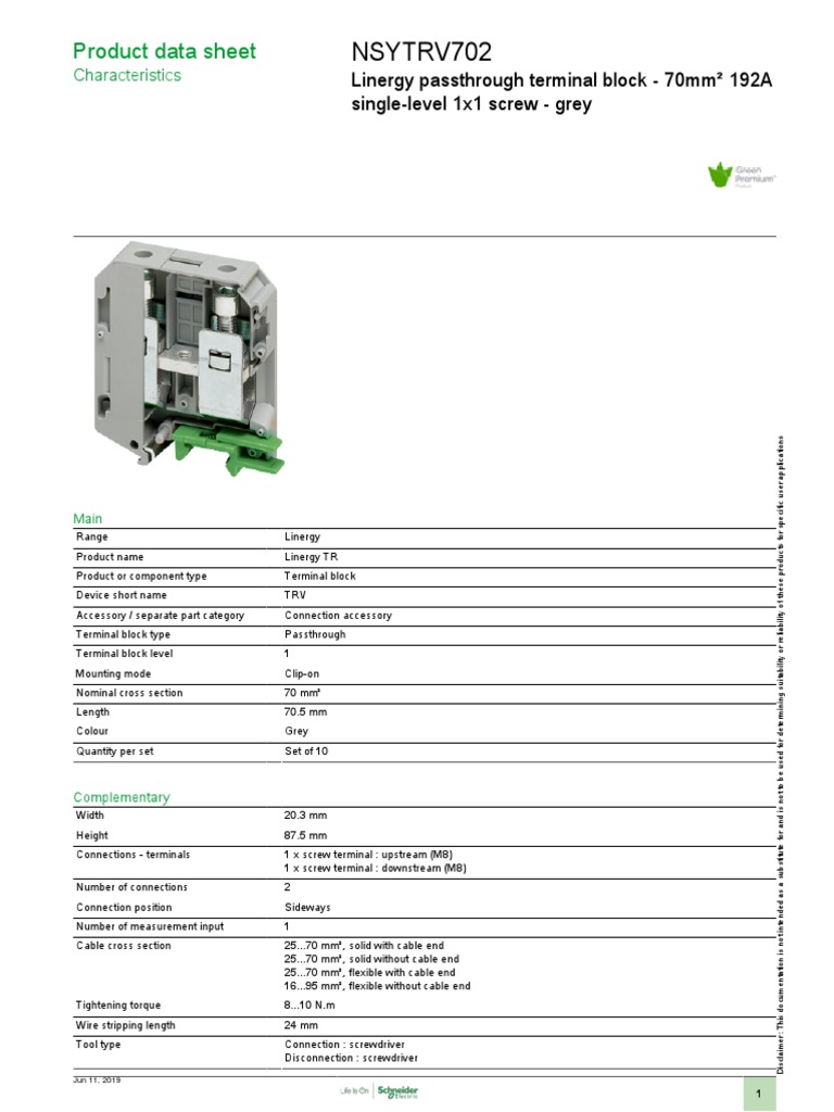 Linergy TR - TB - TA - NSYTRV702 | PDF | Building Engineering ...