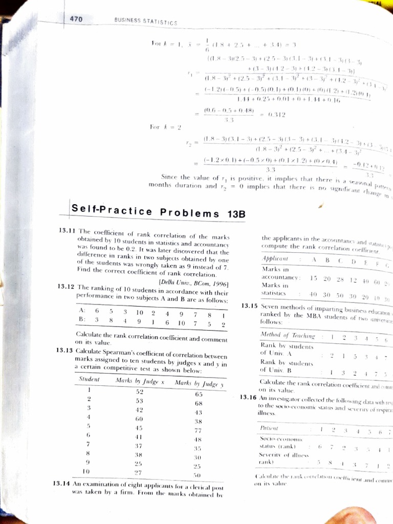 Correlation and Regression Problems | PDF | Correlation And Dependence | Statistics