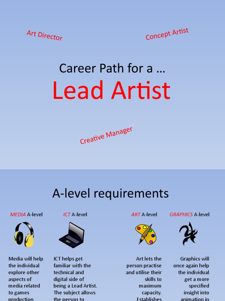 Lead Artist Career Path and Requirements | PDF | Graphic Design | Video ...
