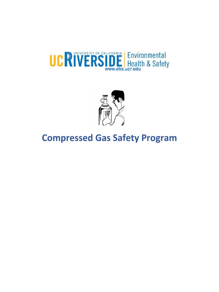 Compressed Gas Safety Program | PDF | Pipe (Fluid Conveyance) | Valve