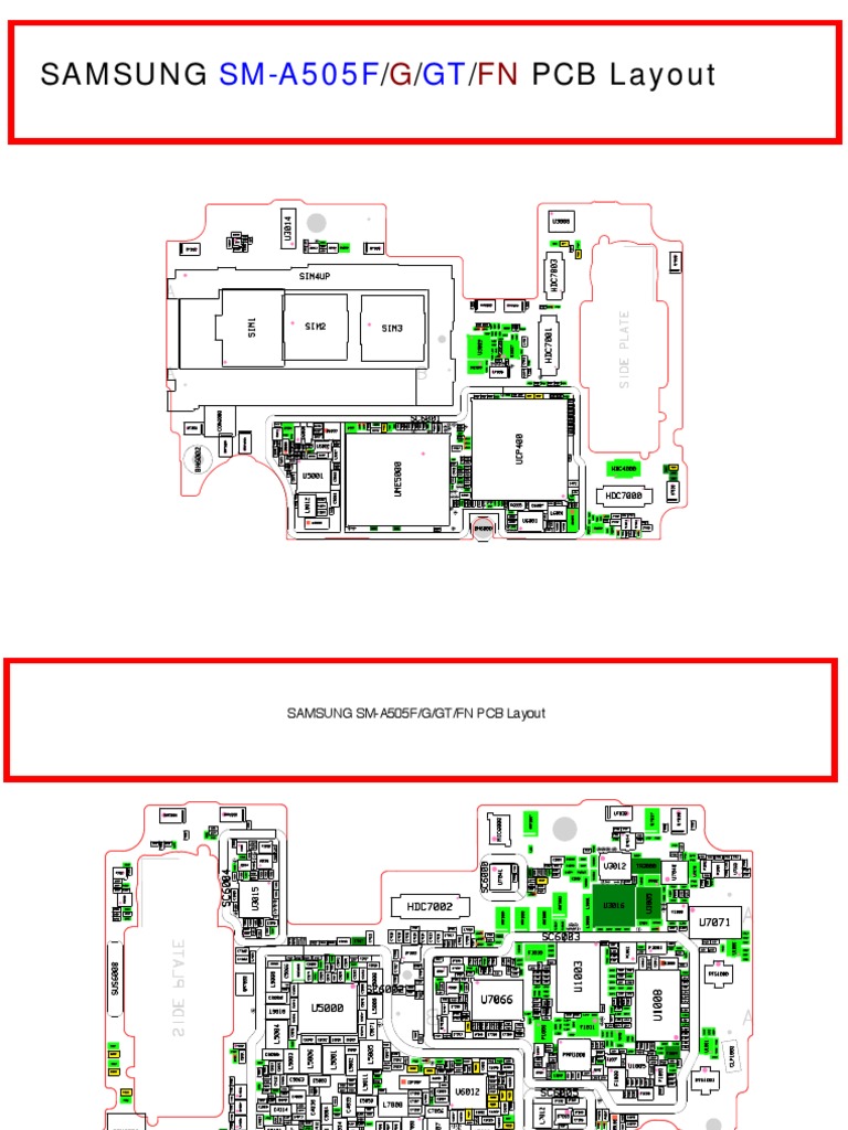 Samsung / / / PCB Layout: SM-A505F GT | PDF | Samsung Electronics ...