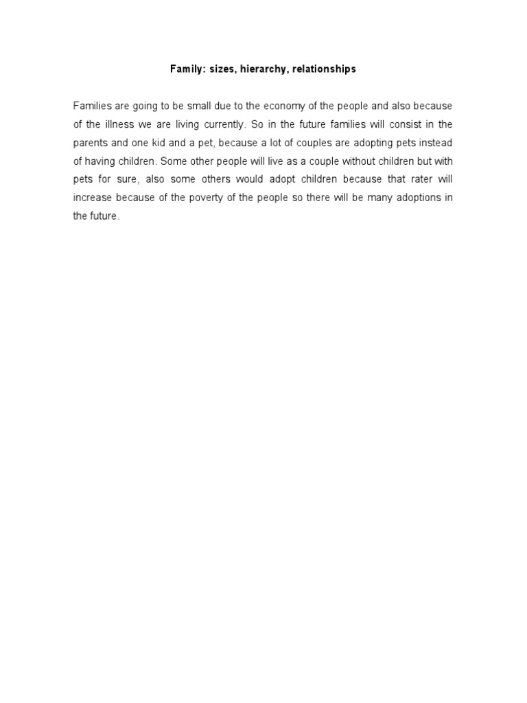 Future Family Structures and Trends | PDF | Social Science | Lifestyle