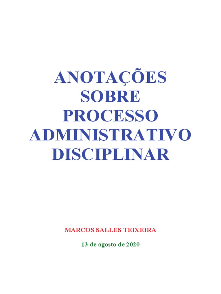 Marcos Salles (2020) Anotacoes Sobre Pad - PG 1306 A 1307 | PDF | Contabilidade | Direitos Autorais