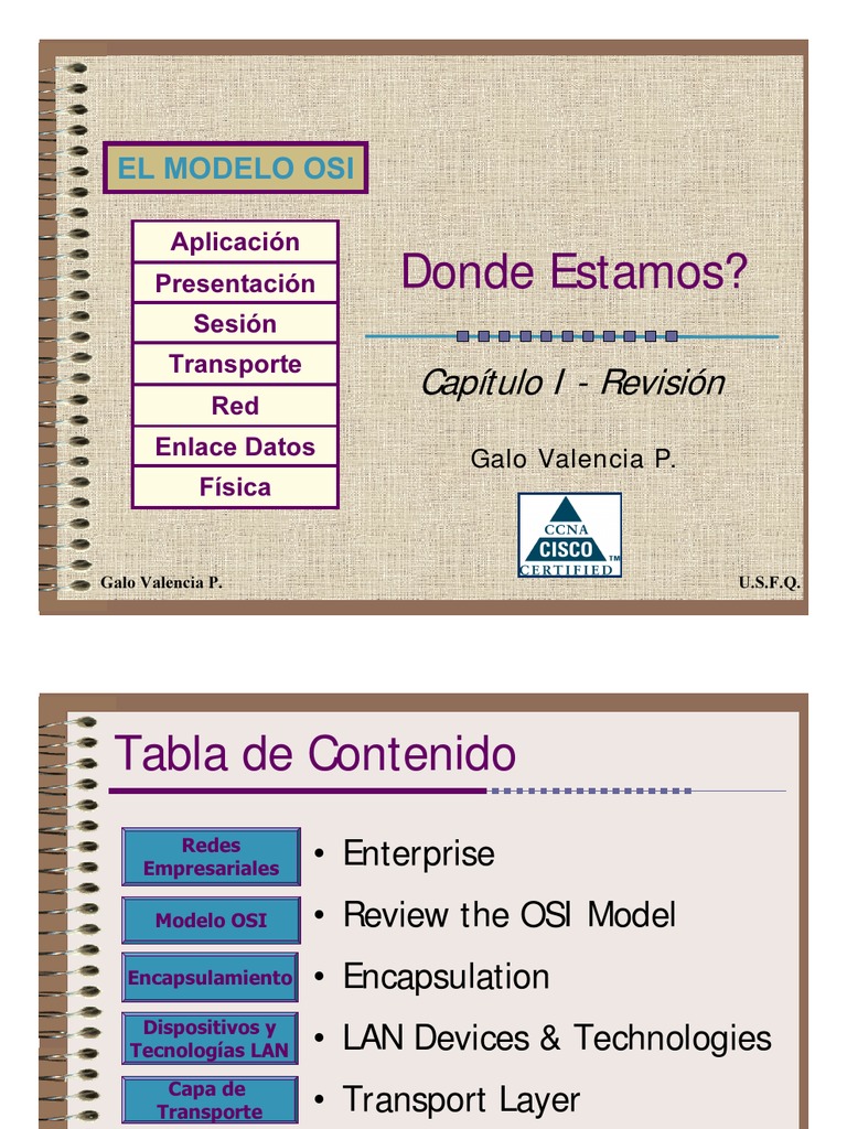 Redes Empresariales y Modelo OSI | PDF | Protocolos Osi | Redes de computadoras