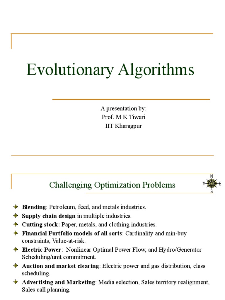 Introduction - Evolutionary Algorithms | PDF | Genetic Algorithm | Mathematical Optimization