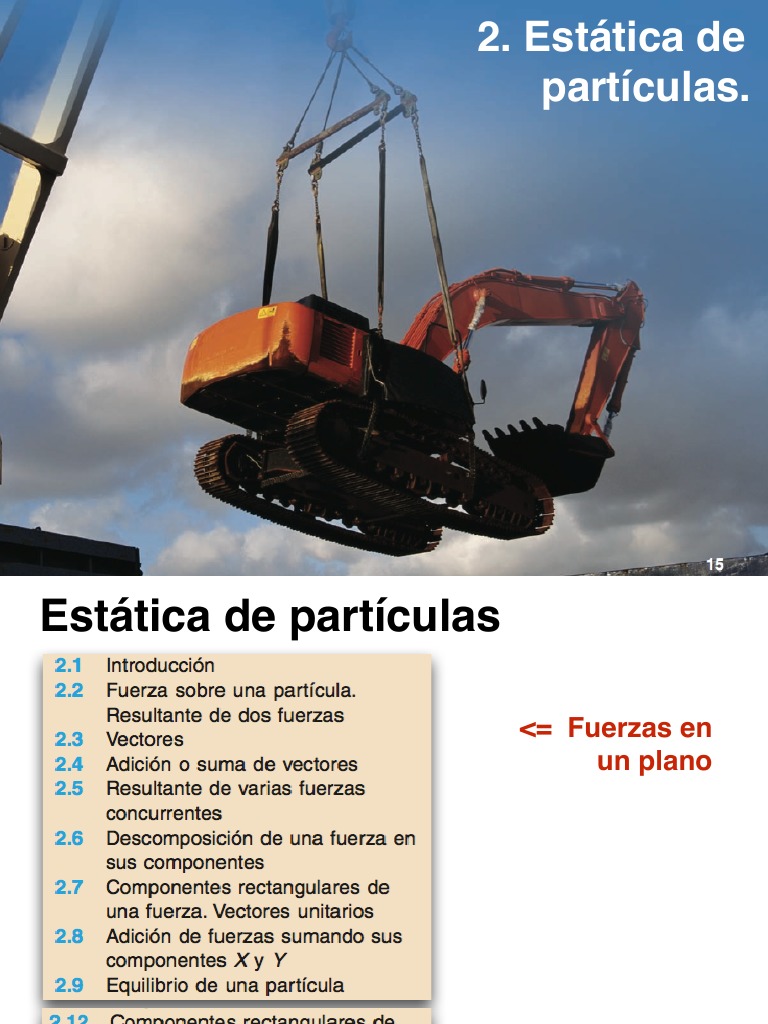Estática Del Punto | PDF | Vector Euclidiano | Geometría