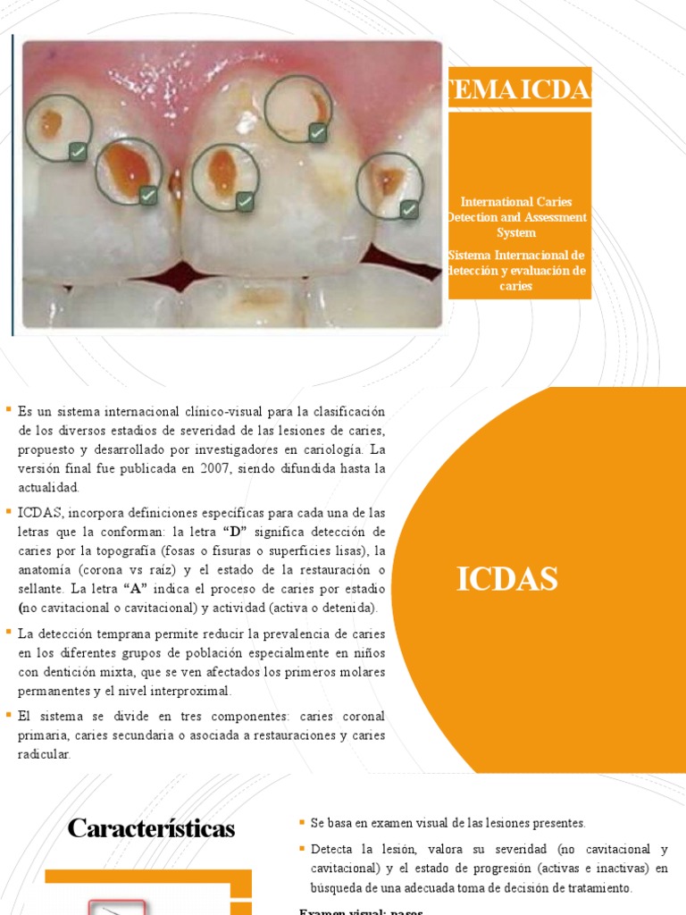 2 Sistema ICDAS | PDF | Medicina CLINICA | Enfermedades y trastornos