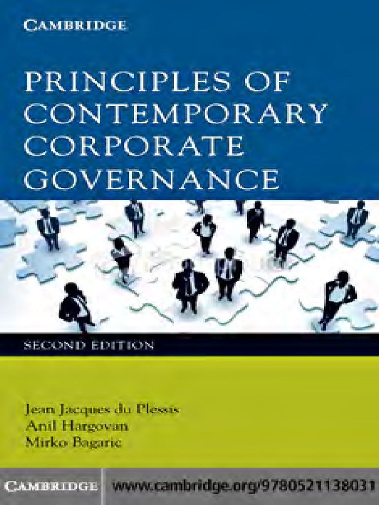Principles of Corporate Governance | PDF | Corporate Governance ...