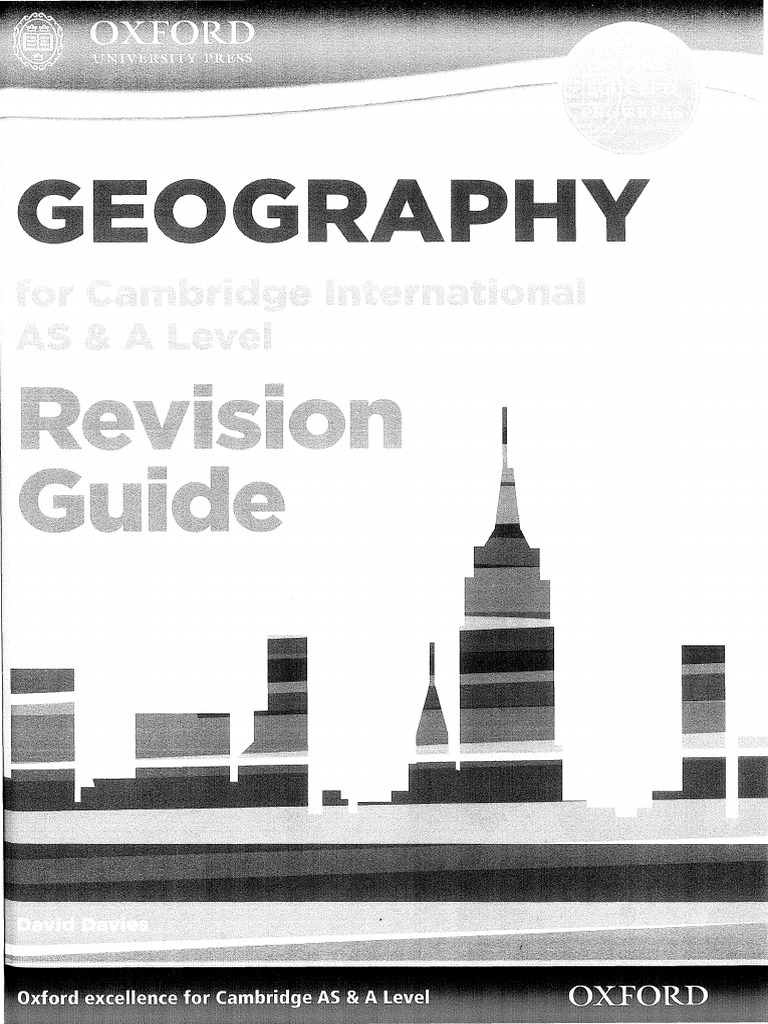 Geography For Cambridge International As & A Level - Revision Guide ...